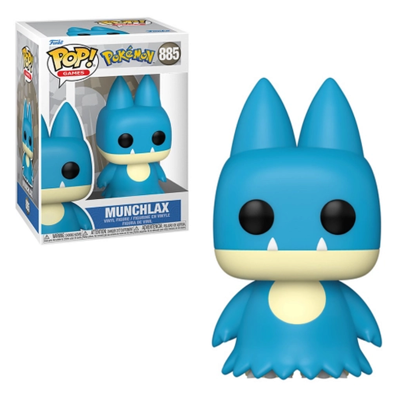 Funko Pop Pokemon 885 Munchlax - Game Games - A Loja Mais POP do Brasil ...