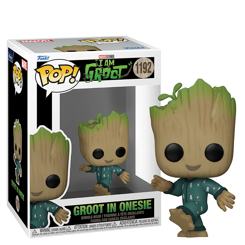 Funko Pop Marvel I Am Groot 1192 Groot In Onesie - Game Games - A Loja ...