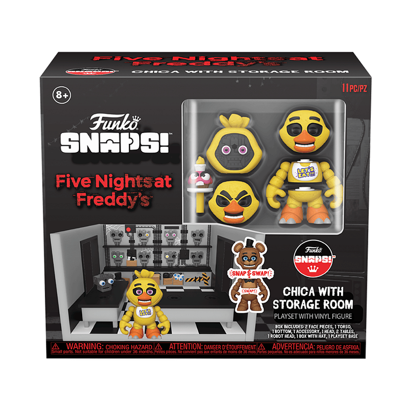 Funko Snaps Five Nights at Freddy's Chica w/ Storage Room - Game Games ...