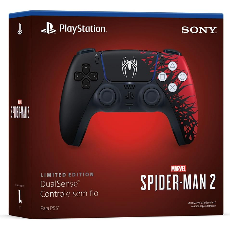 Controle DualSense Marvel’s Spider-Man 2 Limited Edition PS5 - Game ...