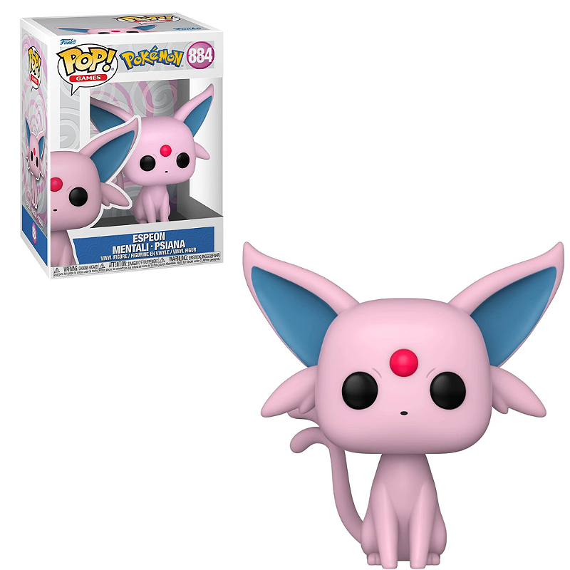 Funko Pop Pokemon 884 Espeon - Game Games - A Loja Mais POP do Brasil ...