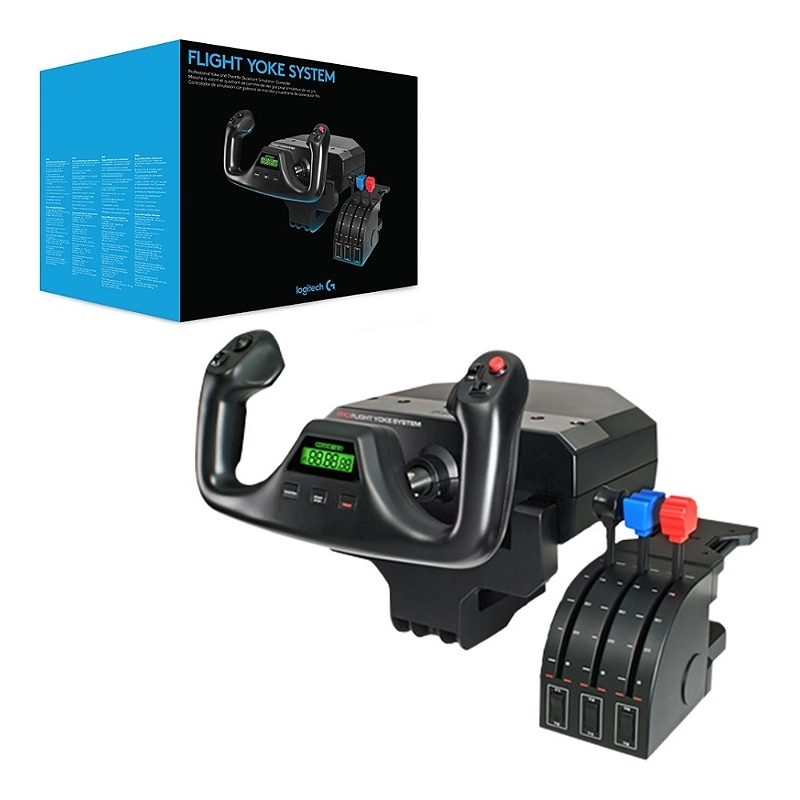 Kit Logitech G Pro Flight Yoke System - PC - Game Games - A Loja Mais ...