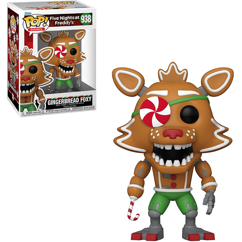 Funko Pop Five Nights at Freddy's 938 Gingerbread Foxy - Game Games - A ...