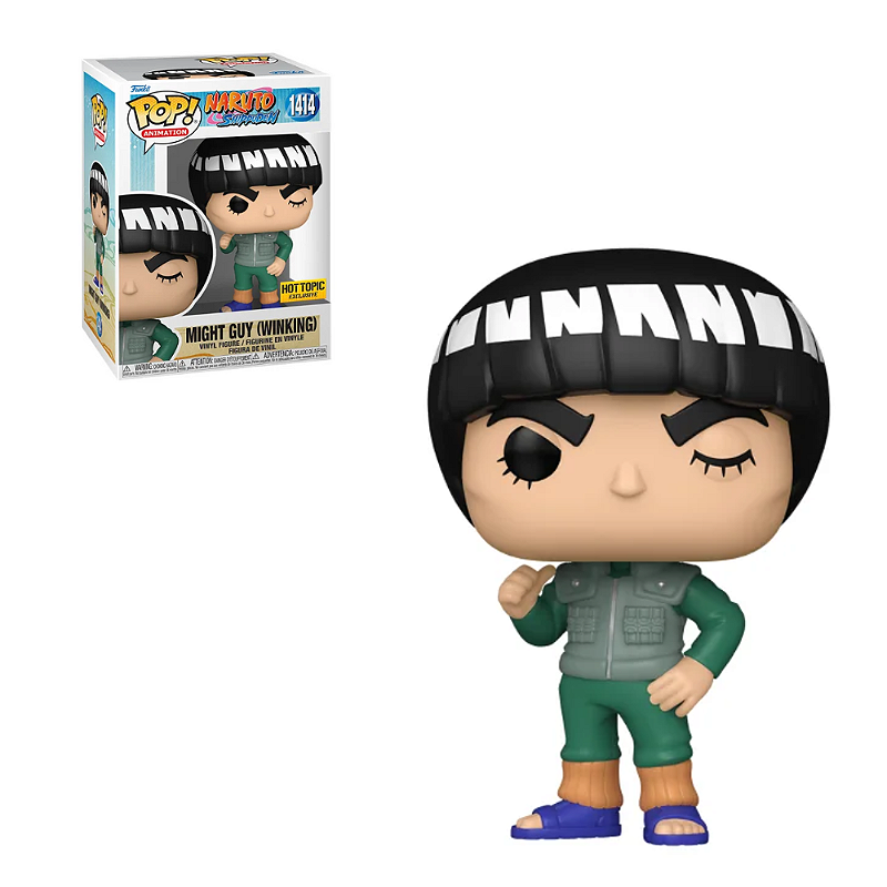 Funko Pop Naruto Shippuden 1414 Might Guy Winking Exclusive - Game ...