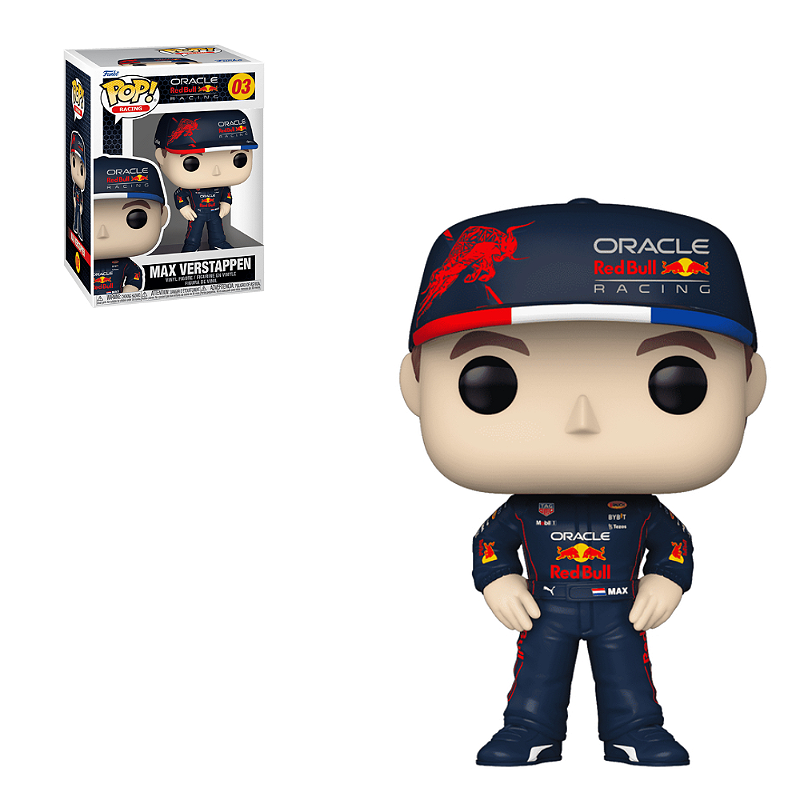 Funko Pop F1 03 Max Verstappen Red Bull Racing - Game Games - A Loja ...