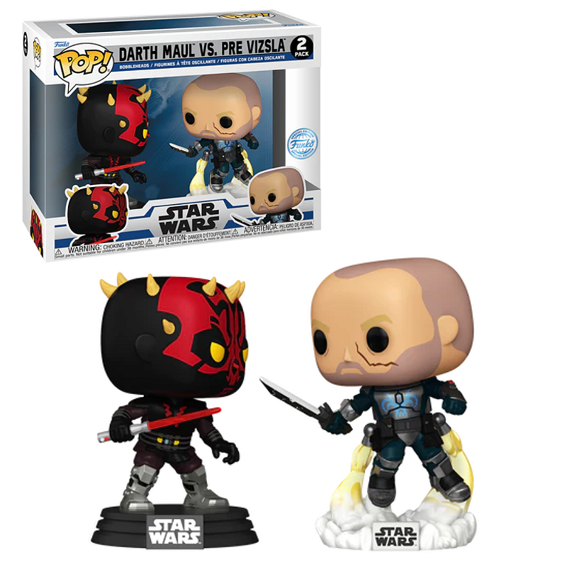Funko Pop Star Wars Darth Maul VS Pre Vizsla 2-Pack - Game Games - A ...
