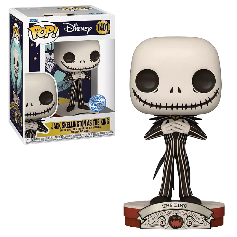 Funko Pop Disney 1401 Jack Skellington As The King - Game Games - A ...