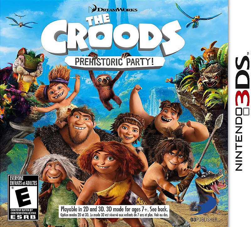 The Croods: Prehistoric Party! - 3DS - Game Games - A Loja Mais POP do ...
