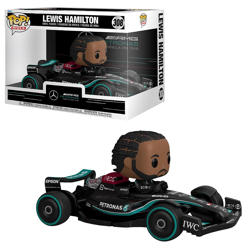 Funko Pop F1 308 Lewis Hamilton Mercedes AMG - Game Games - A Loja Mais ...