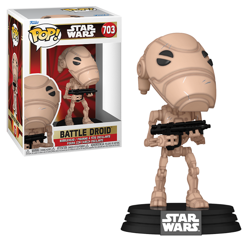 Funko Pop Star Wars 25th 703 Battle Droid - Game Games - A Loja Mais ...