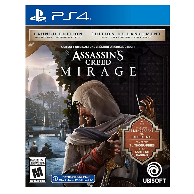 Assassin's Creed Mirage Launch Edition - PS4 c/ Upgrade PS5 - Game ...