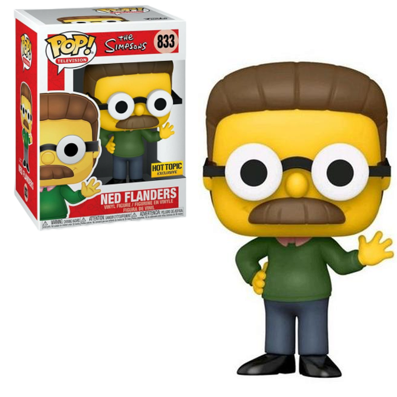 Funko Pop The Simpsons 833 Ned Flanders - Game Games - A Loja Mais POP ...