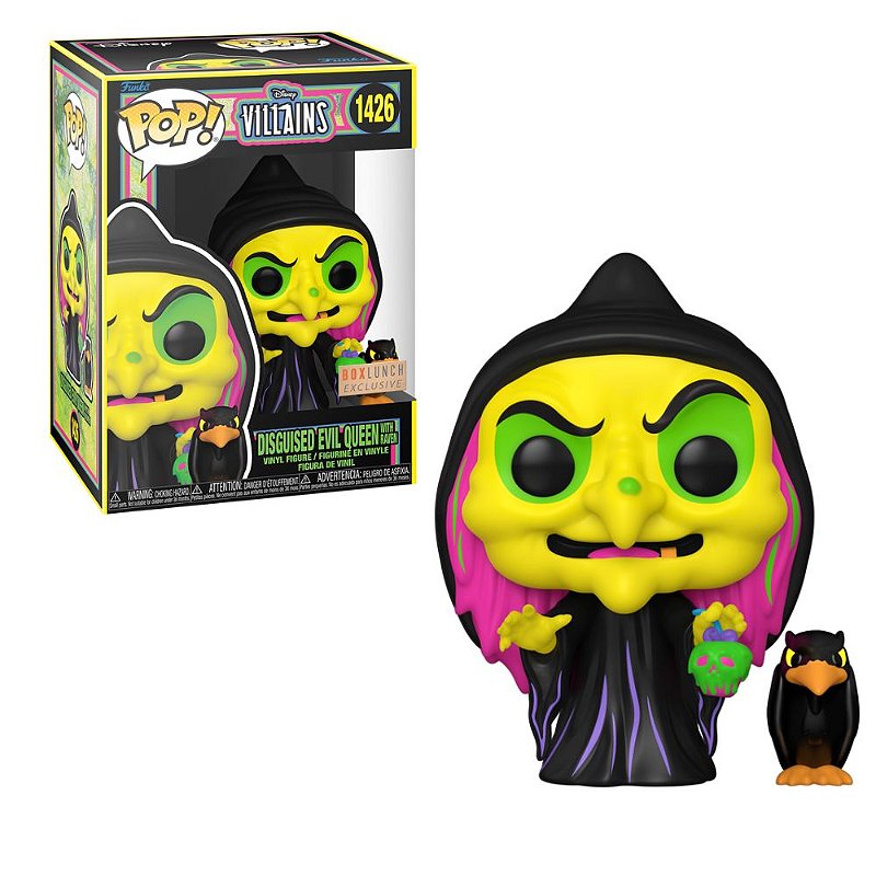 Funko Pop Villains 1426 Disguised Evil Queen With Raven - Game Games ...