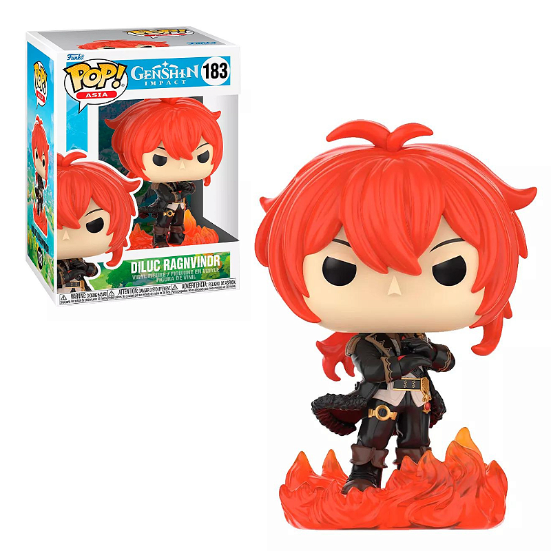 Funko Pop Genshin Impact 183 Diluc Ragnvindr - Game Games - A Loja Mais ...