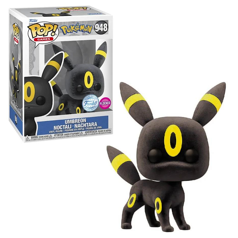 Funko Pop Pokémon 948 Umbreon Flocked Special Edition - Game Games - A ...