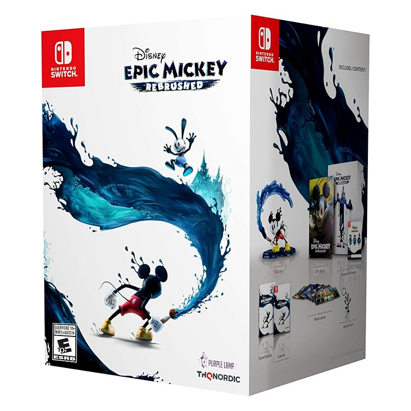 Disney Epic Mickey Rebrushed Collectors Edition - Switch - Game Games ...