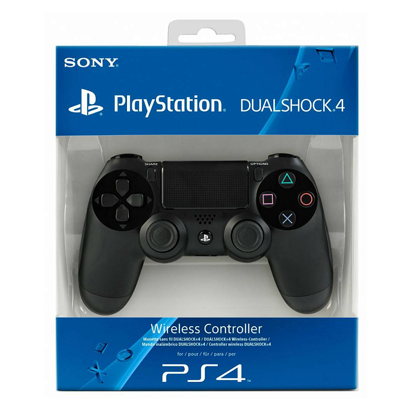 Controle Dualshock 4 Preto Onyx Sony - PS4 - Game Games - A Loja Mais ...