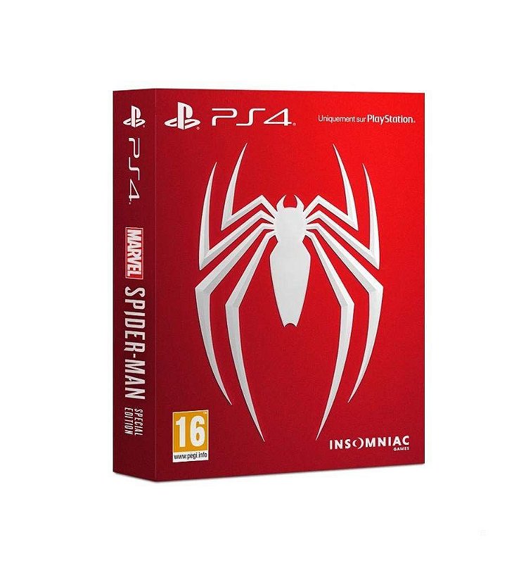 Marvel Spider-Man Special Edition Steelbook Case - PS4 - Game Games - A ...