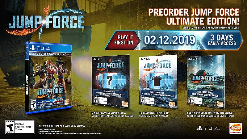 Jump Force Ultimate Edition - PS4 - Game Games - A Loja Mais POP do ...