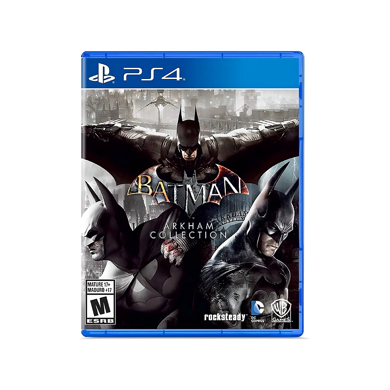 Batman Arkham Collection: Asylum, City e Knight - PS4 - Game Games - A ...