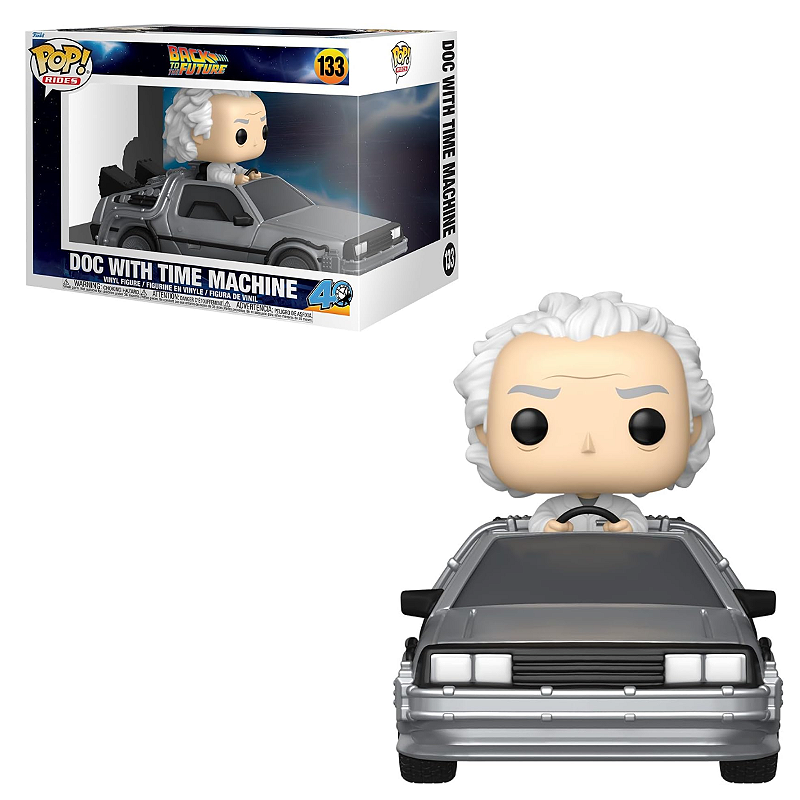 Funko Pop Back to the Future 133 Doc w Time Machine DeLorean - Game ...