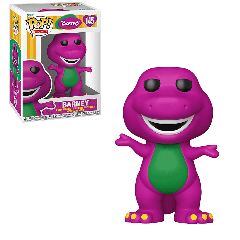 Funko Pop Barney 145 Barney The Dinosaur - Game Games - A Loja Mais POP ...