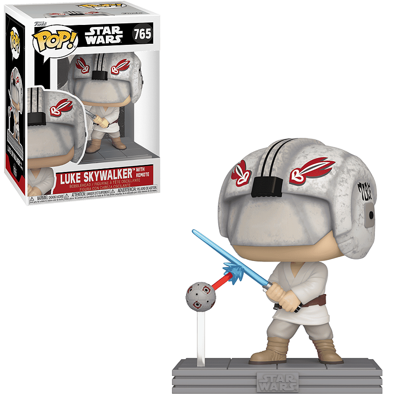 Funko Pop Star Wars 765 Luke Skywalker With Remote - Game Games - A ...