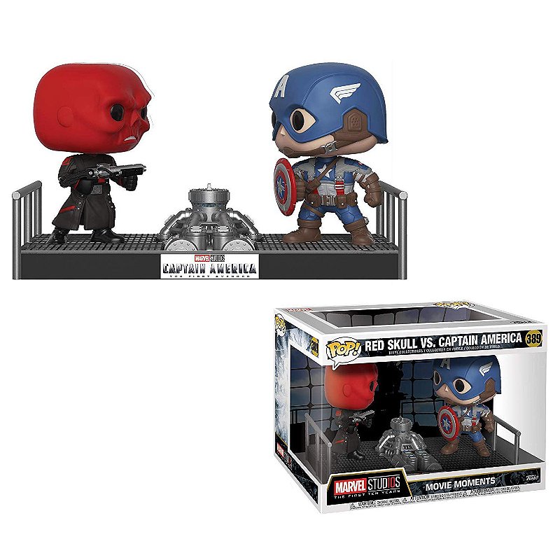Funko Pop Marvel 389 Red Skull vs Captain America - Game Games - A Loja ...