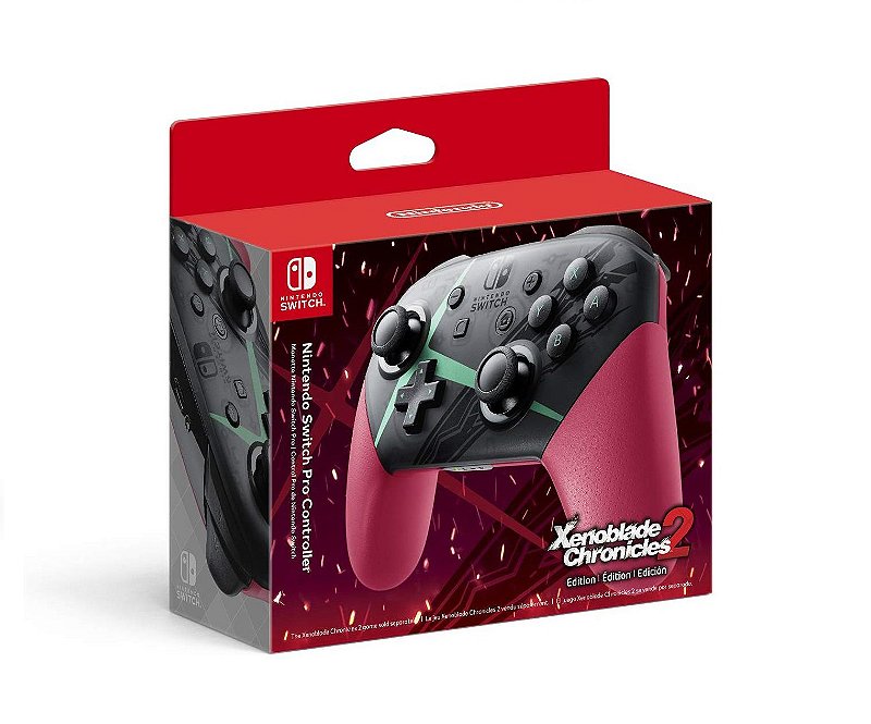 Nintendo Switch Pro Controller Xenoblade Chronicles 2 Edition Game Games A Loja Mais POP do Brasil Vem Conhecer
