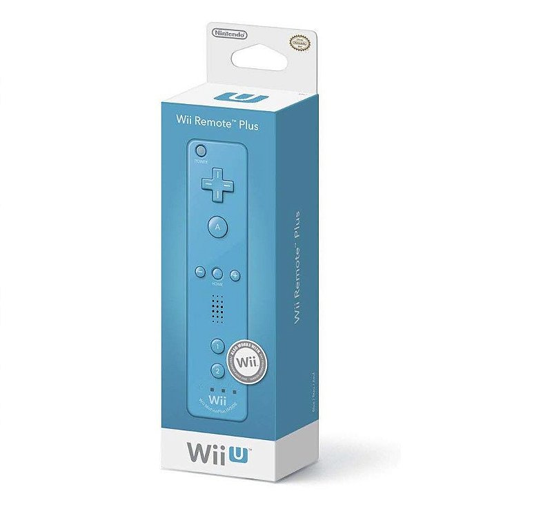 Controle Wii Remote Plus Blue Azul - Nintendo - Game Games - A Loja ...