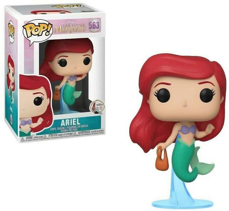 Funko Pop Disney Princess 563 Ariel with Bag Pequena Sereia - Game ...