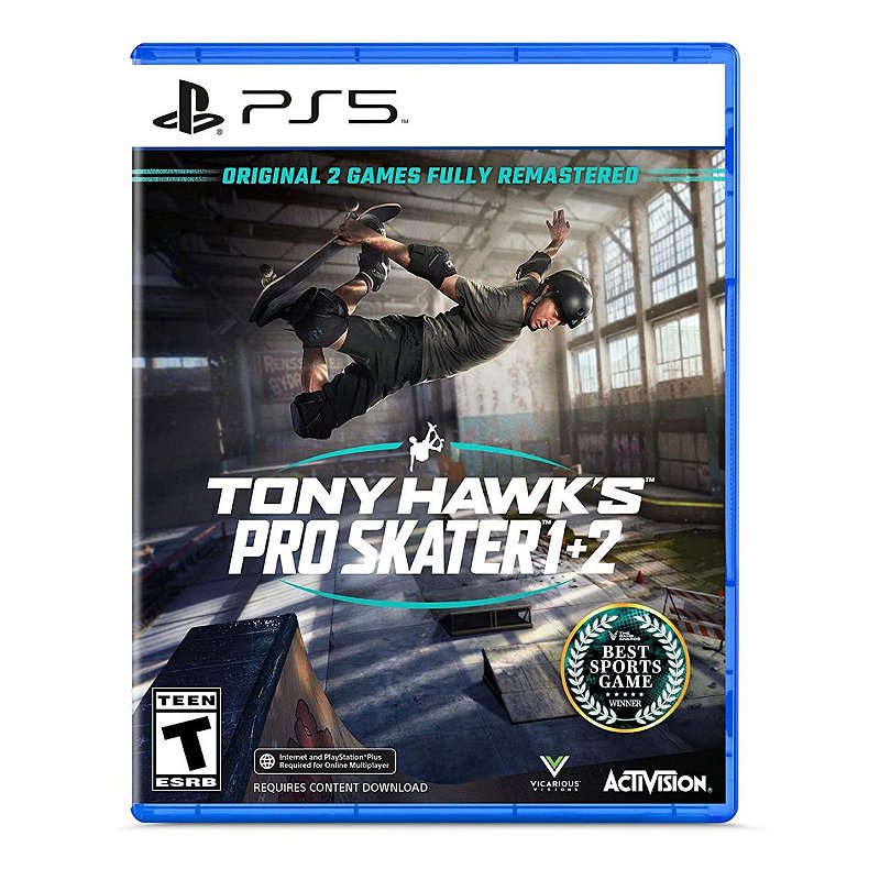 Tony Hawk's Pro Skater 1+2 - PS5 - Game Games - A Loja Mais POP do Brasil | Vem Conhecer!