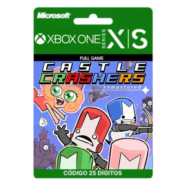 Castle Crashers Remastered | Xbox One/Series X|S 25 Dígitos - Mídia ...