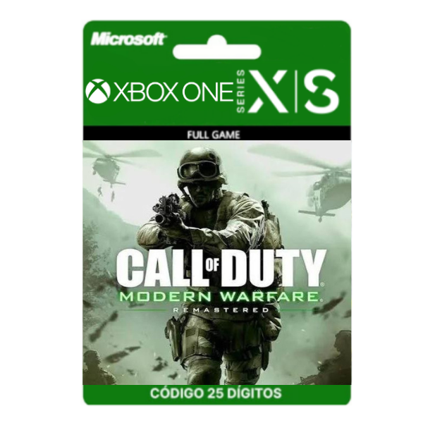 Call of Duty Modern Warfare Remastered Xbox One/Series X|S 25 Dígitos ...