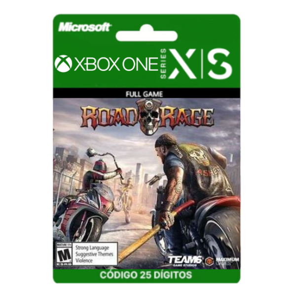 Road Rage Xbox One/Series X/S 25 Dígitos - Mídia Digital Ps3,Ps4,Ps5 e ...