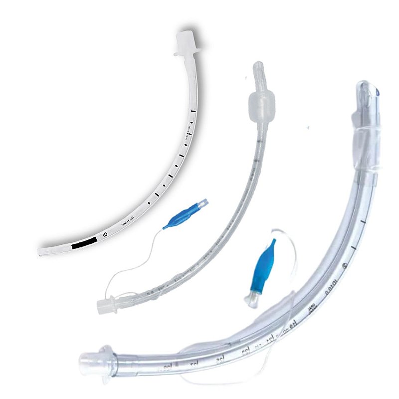 Tubo De Intubacao Endotraqueal Tubo Endotraqueal PVC Com Balão