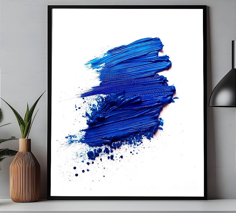 Quadro decorativo Coleção Intense Blue. Artista: Jonathan Borba ...