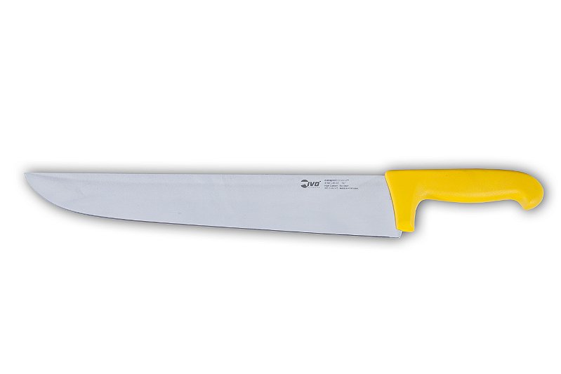 Faca de açougueiro profissional de 14 polegadas amarela - Wenzel ...