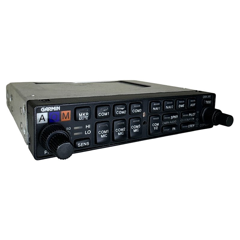 PAINEL DE AUDIO - GMA 340 - GARMIN (P/N 011-00401-10 I S/N 96262838 ...