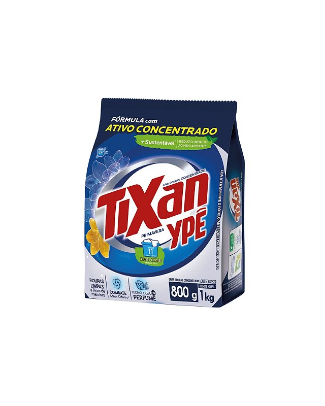 Sabão em Pó Tixan Ypê- 800 gramas - Mult Distribuidora — Produtos de ...