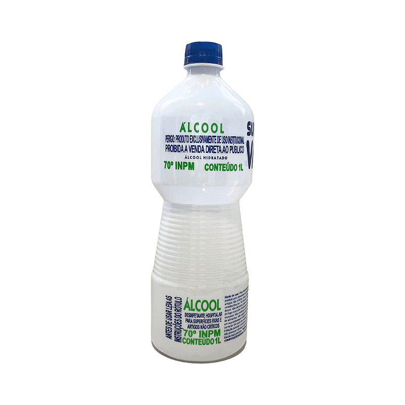 Álcool Líquido 70° 1 Litro - Mult Distribuidora — Produtos de Higiene e ...