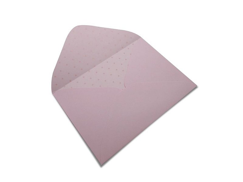 Envelopes carta Rosa Verona Decor Bolinhas Incolor - Lado Interno 10 ...