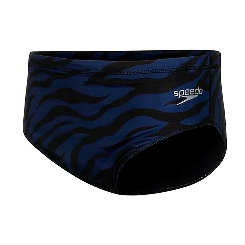 Sunga Speedo Classica Zebra Azul Marinho Masculino - 10K Sports