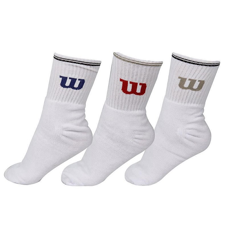 Kit 3 Meias Wilson Sport Socks - 10K Sports