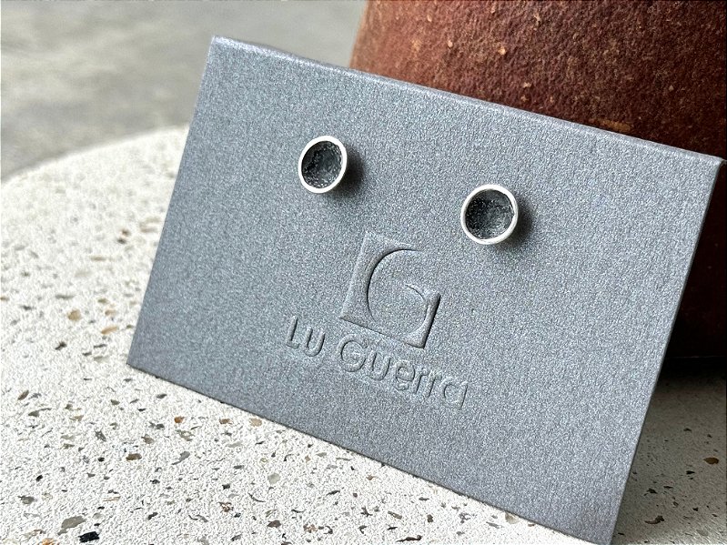 BRINCO ECLIPSE SÓ PRATA - Atelier Lu Guerra - Design exclusivo em prata 950