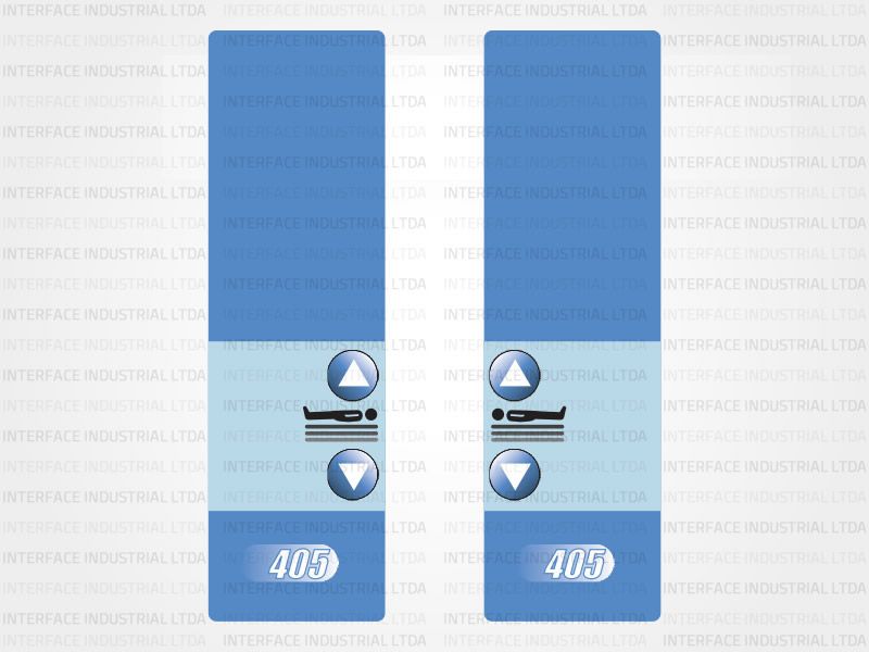 Painel de Membrana para Cama Hospitalar Hill-Rom - IP0699 - IP0700 ...