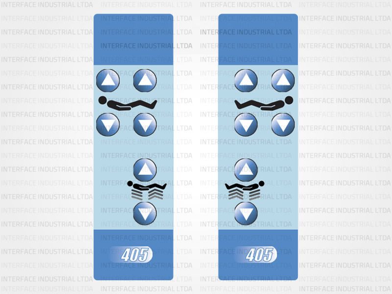 Painel de Membrana para Cama Hospitalar Hill-Rom - IP0701 - IP0702 ...