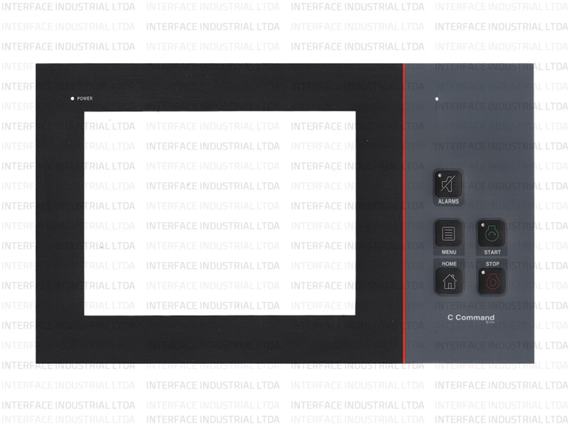 Painel de Membrana para IHM Cummins C Command Elite - Teclados de Membrana - Atacado e Varejo
