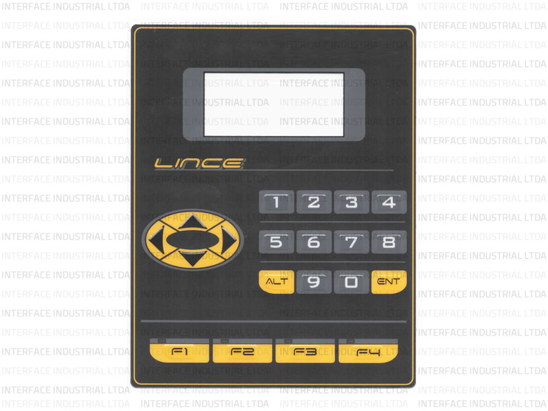 Painel de Membrana para Controlador lógico LINCE - Teclados de Membrana ...