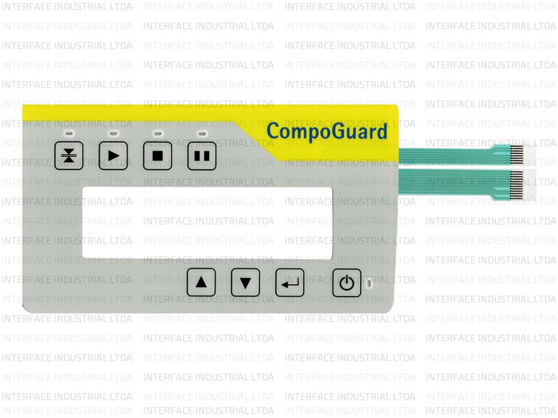 Teclado de Membrana para Equipamento CompoGuard - Teclados de Membrana ...